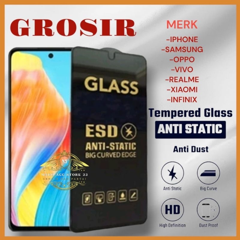 MINIMAL Tempered GLASS ANTI STATIC CLEAR All types in wholesale ...