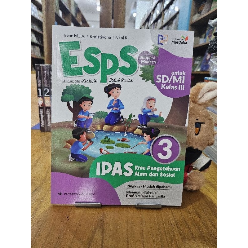 Esps IPAS SD Class 3rd Book Curriculum Merdeka Erlangga | Shopee Malaysia