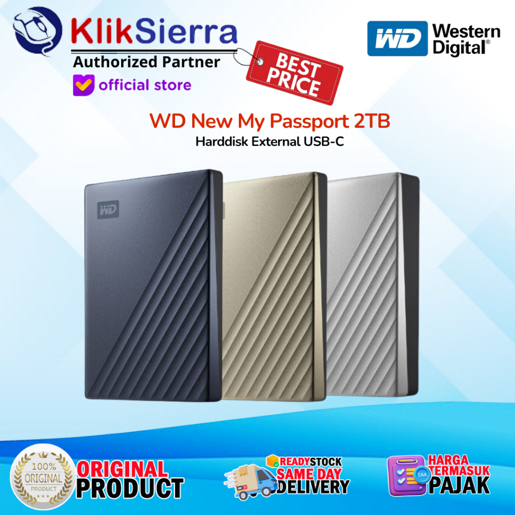 Wd MY PASSPORT ULTRA-TYPE C 2TB | Shopee Malaysia
