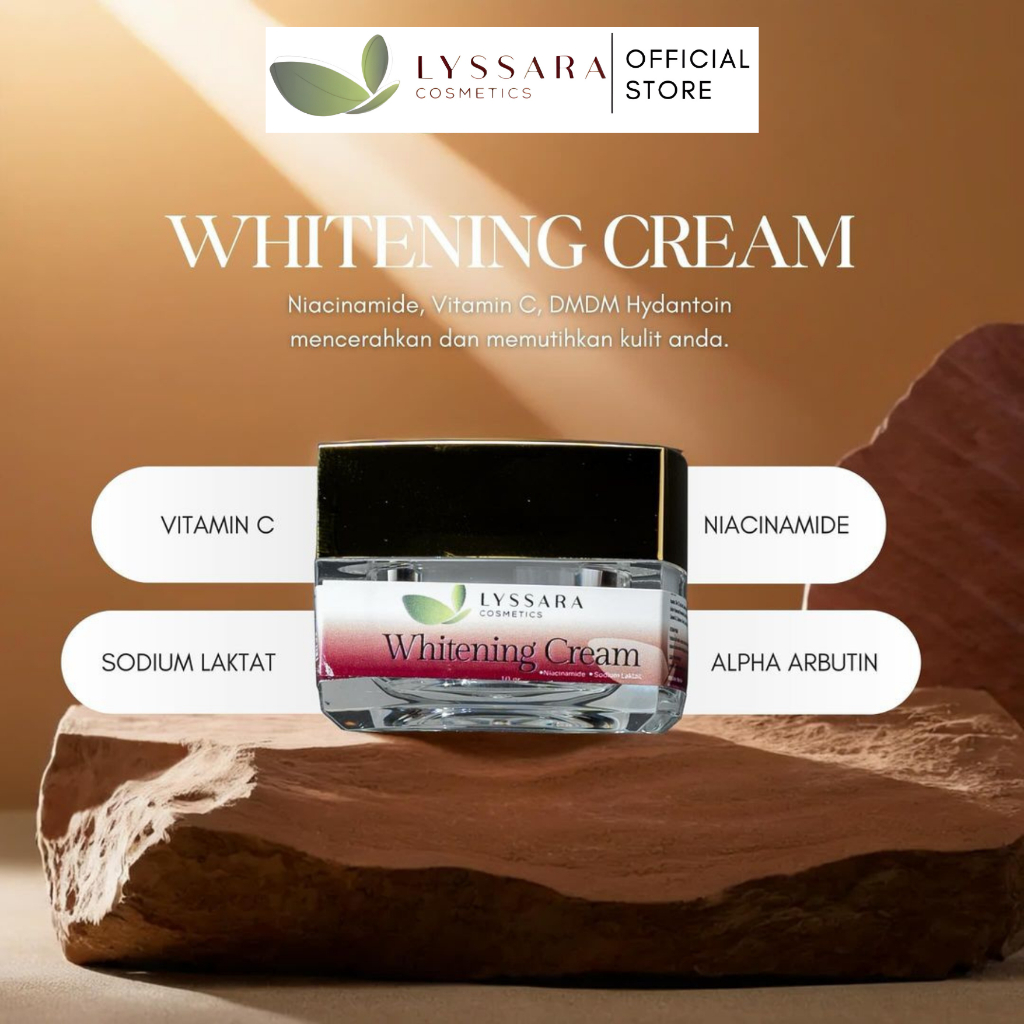 Lyssara Cosmetics WHITENING Cream ORIGINAL BPOM WHITENING And ...