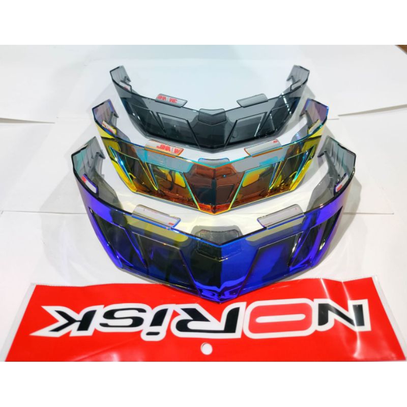 Kyt TT-Course 3D Polycarbonate Helmet Spoiler Anti-Shatter/KYT TTC ...