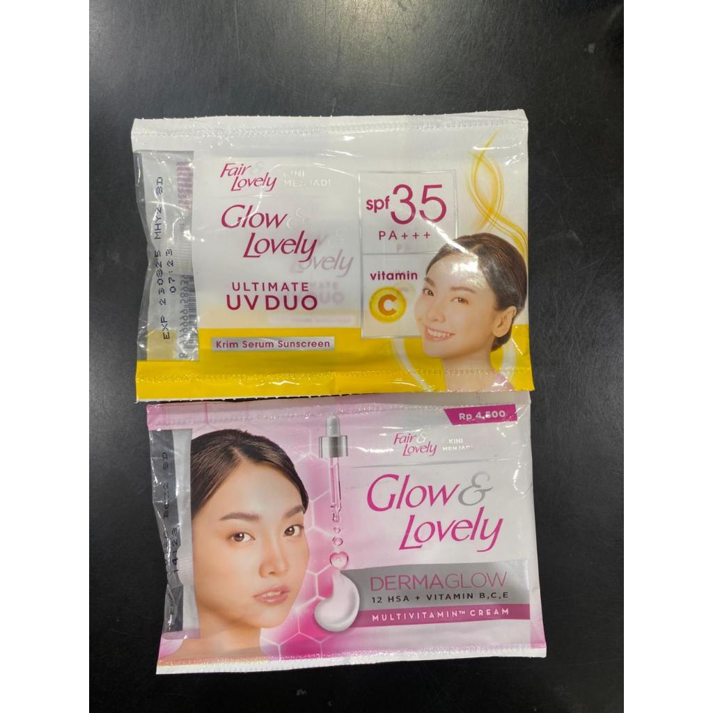 SINAR Glow & Lovely Cream Multivitamin Dermaglow Cream | Vit C (Sachet) | Shopee Malaysia