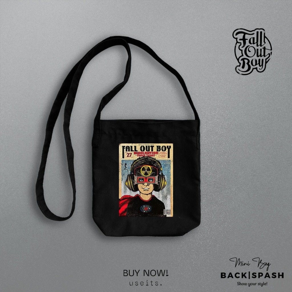 Mini Sling Bag FALL OUT BOY Mini Bag Band FALL OUT BOY MSB1 | Shopee ...
