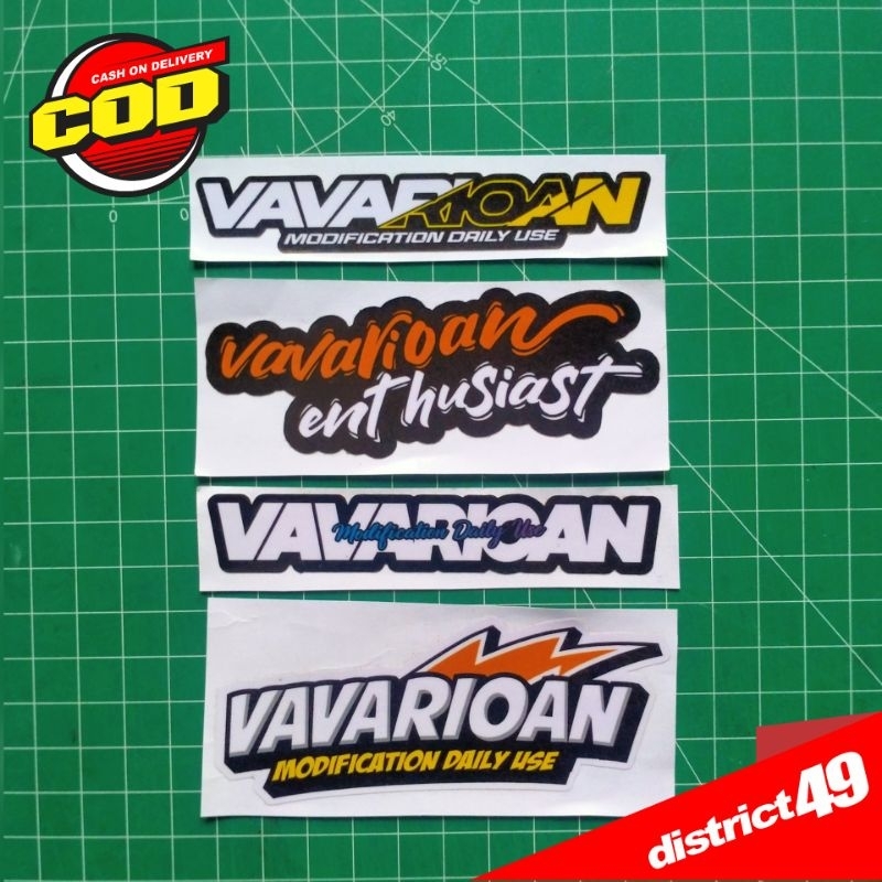 Vario MATIC Sticker - Waterproof Laminate Print Sticker For Motorcycles ...