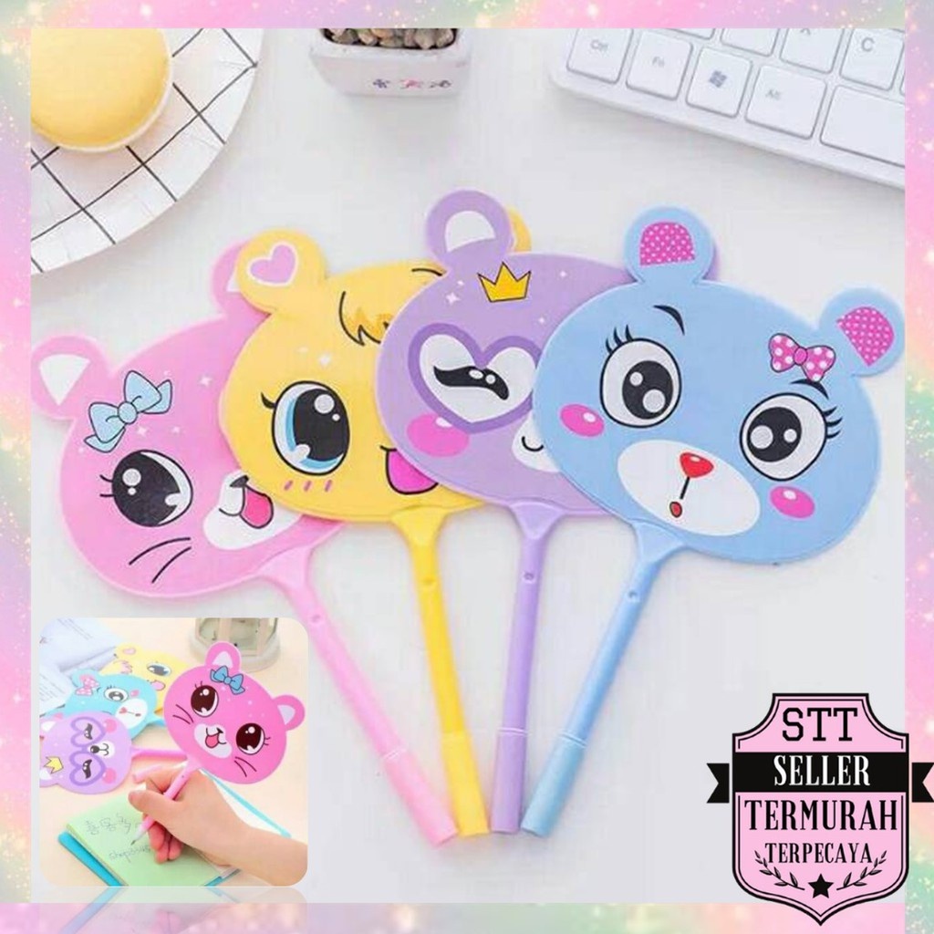 Ar18 ANIMAL And Fruit Character Fan Pen/Colorful Cute AESTHETIC ...