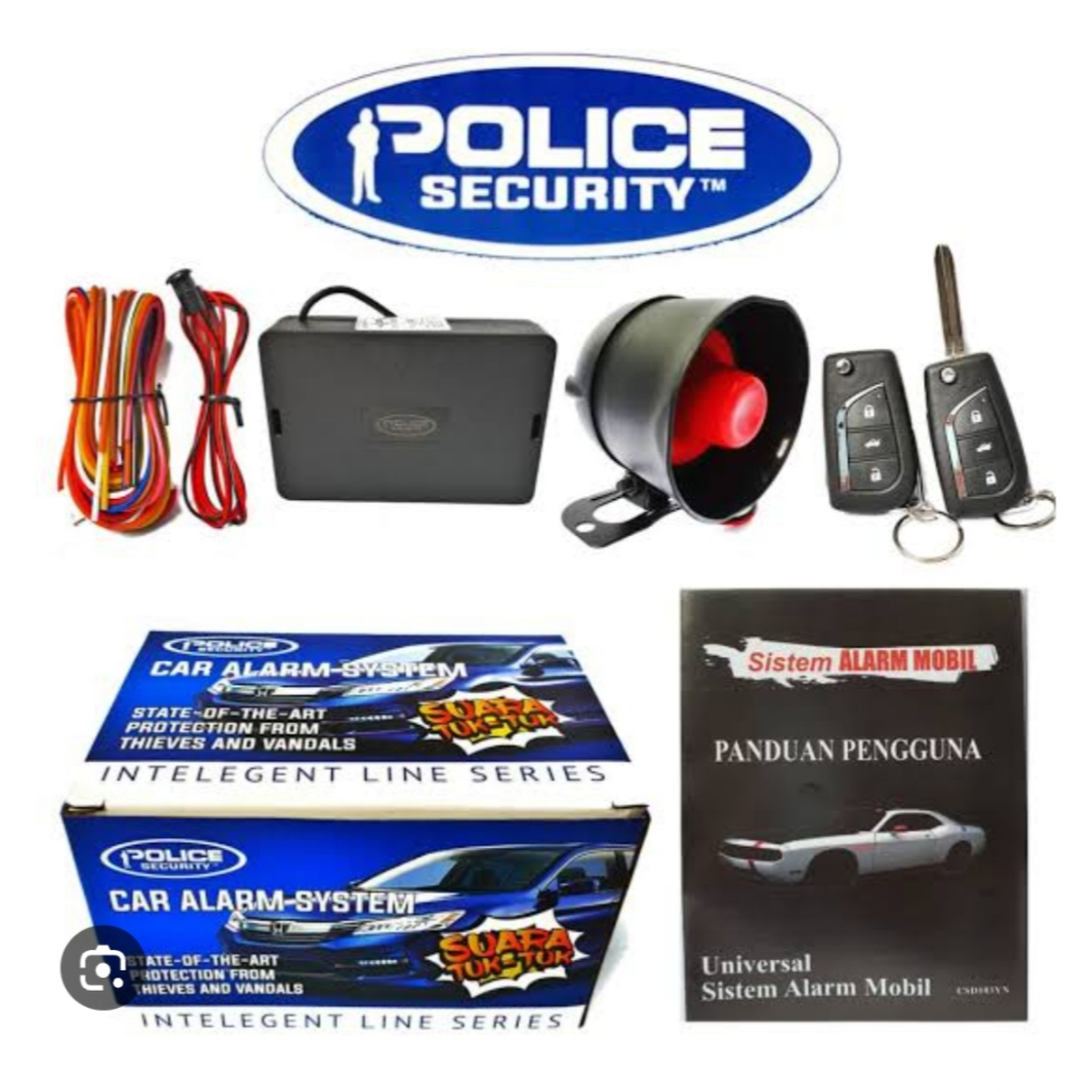 (Pku) Universal Tuk Tuk Police Car Alarm + TOA Complete 12V | Shopee ...