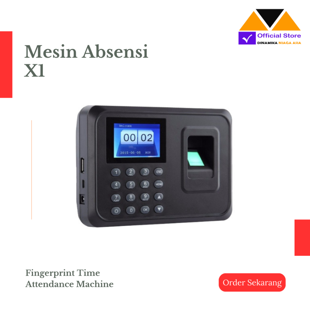 Mesin Biometric Fingerprint Attendance X1 Employee Attendance Machine