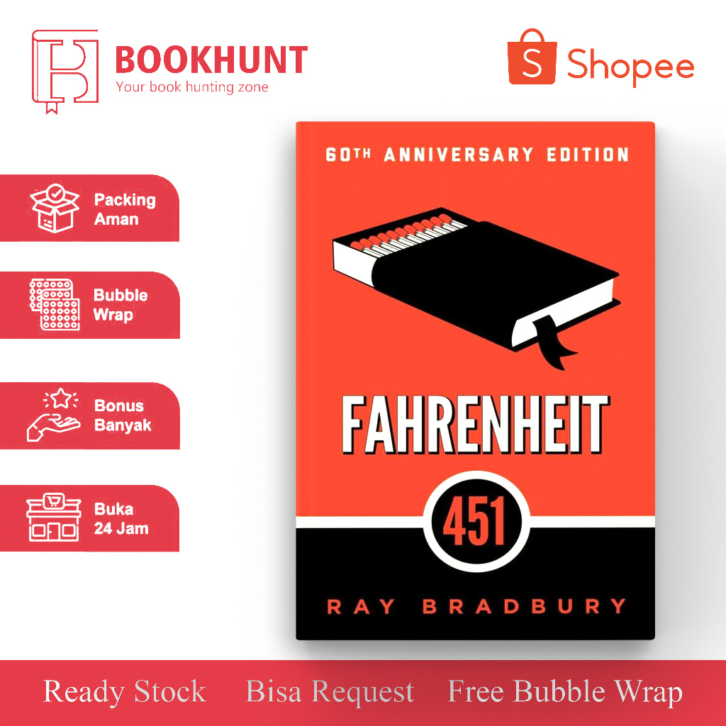 Fahrenheit 451 by Ray Bradbury (English) | Shopee Malaysia