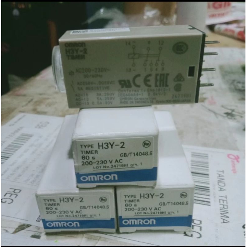 Timer OMRON H3Y-2 60S 220VAC ORIGINAL ORIGINAL | Shopee Malaysia