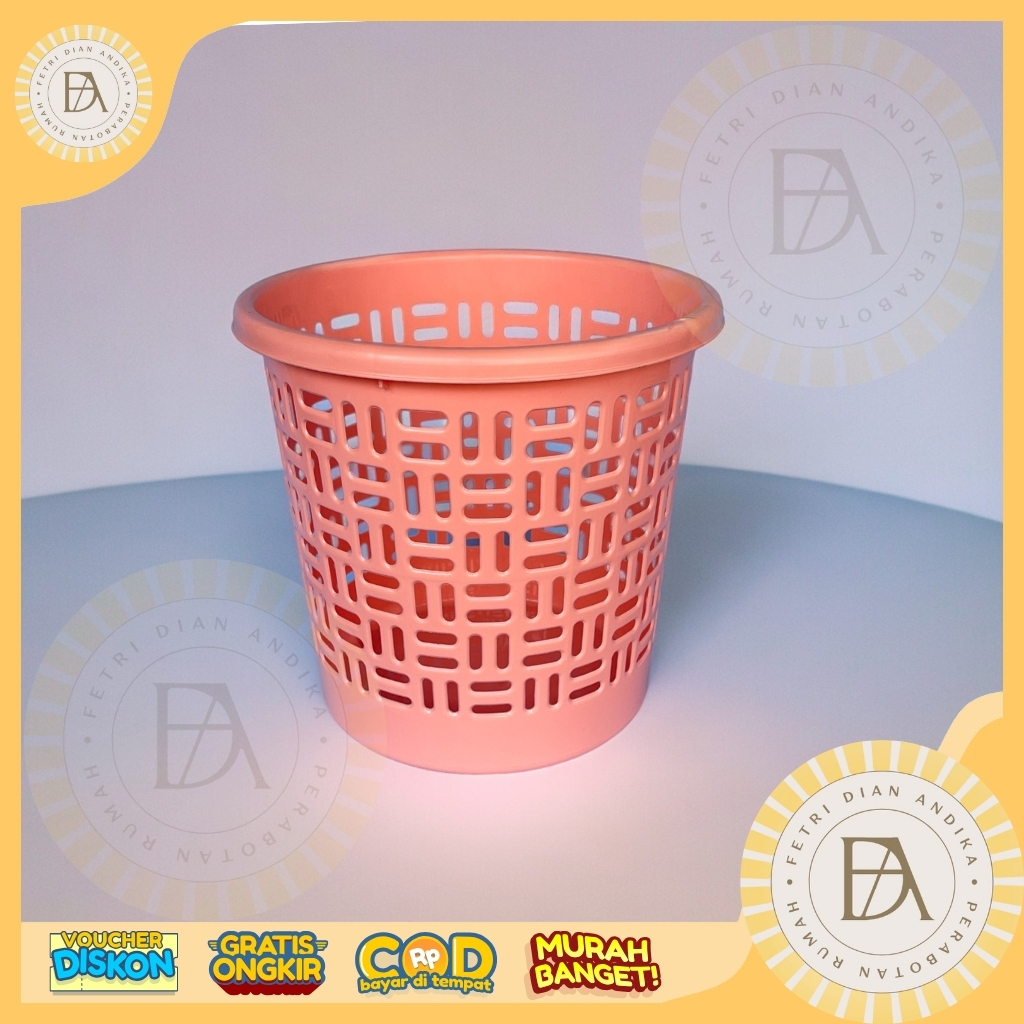 Calista Plastic Waste Basket Trash Can | Shopee Malaysia
