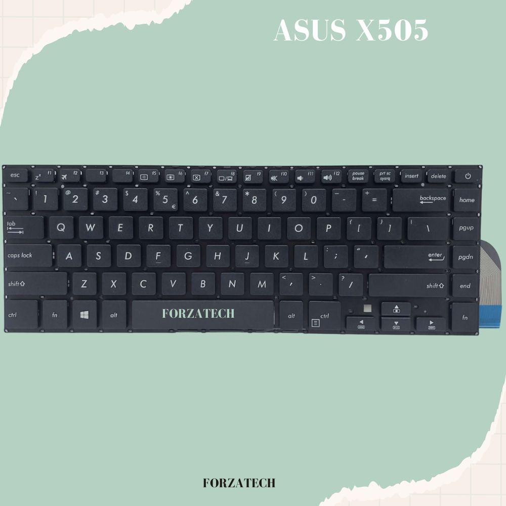 HITAM Keyboard ASUS VivoBook 15 X505 X505b X505Ba X505BP X505Z X505ZA ...