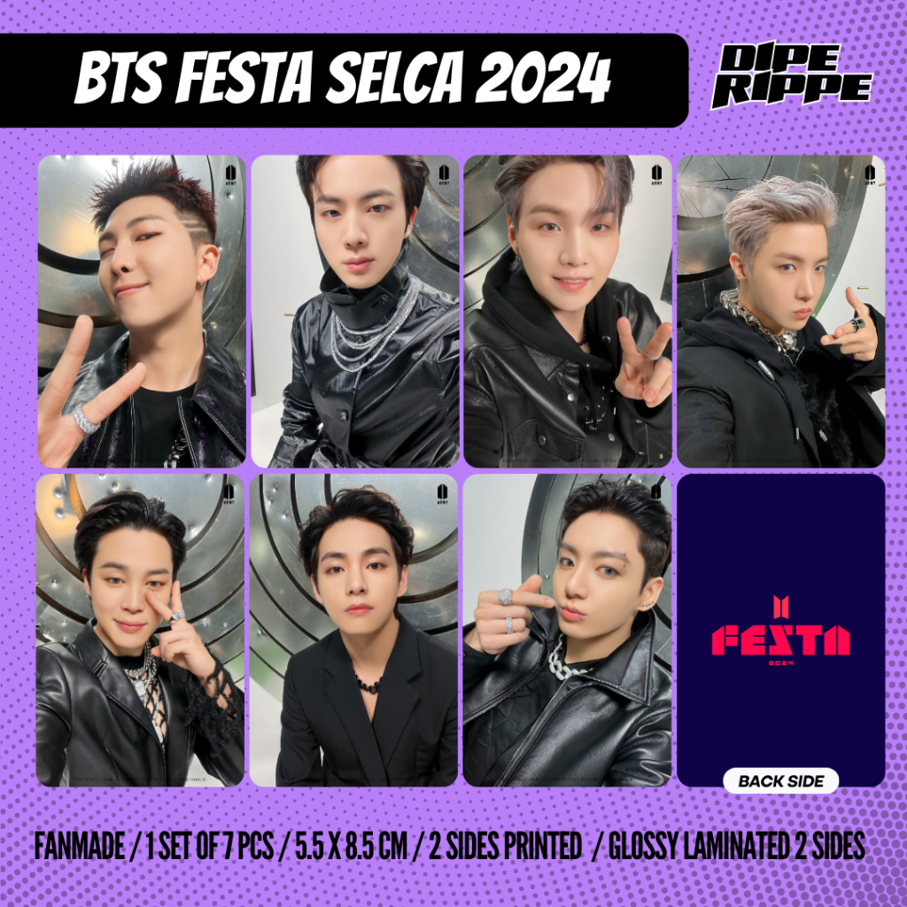 Bts PHOTOCARD - BANGTAN SELCA FESTA 2024 | Shopee Malaysia