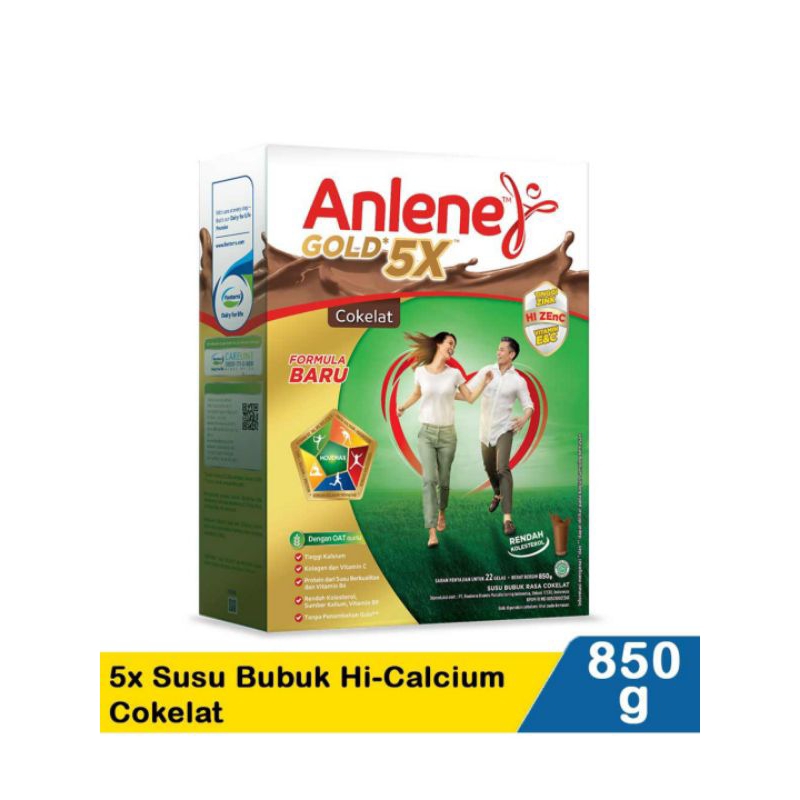 Anlene Gold 5X Hi-Calcium Milk Powder Chocolate/Vanilla/Original 885gr ...