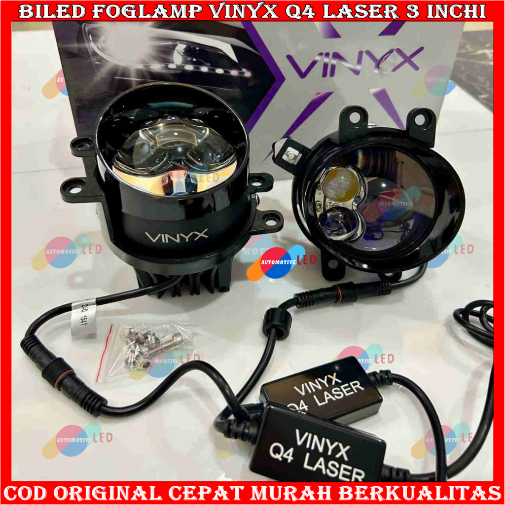 ORIGINAL BILED FOGLAMP VINYX Q4 LASER COLOR 40 WATT UNIVERSAL CAR ...