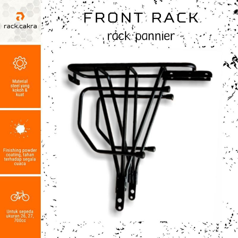 Bike PANNIER RACK / Luggage Touring Rack Pillion Federal Commuter Bike ...