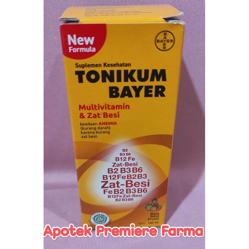 Bayer MULTIVITAMIN & Iron Tonic 100ml | Shopee Malaysia