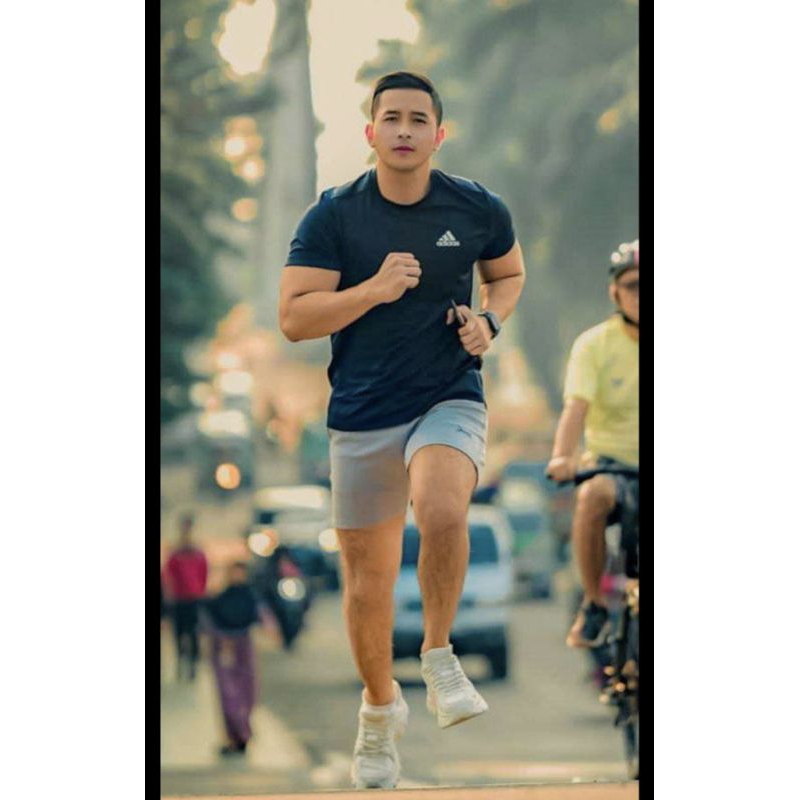 Dry Fit Running T-Shirts Men's Running Sportswear Gym Men's Short ...