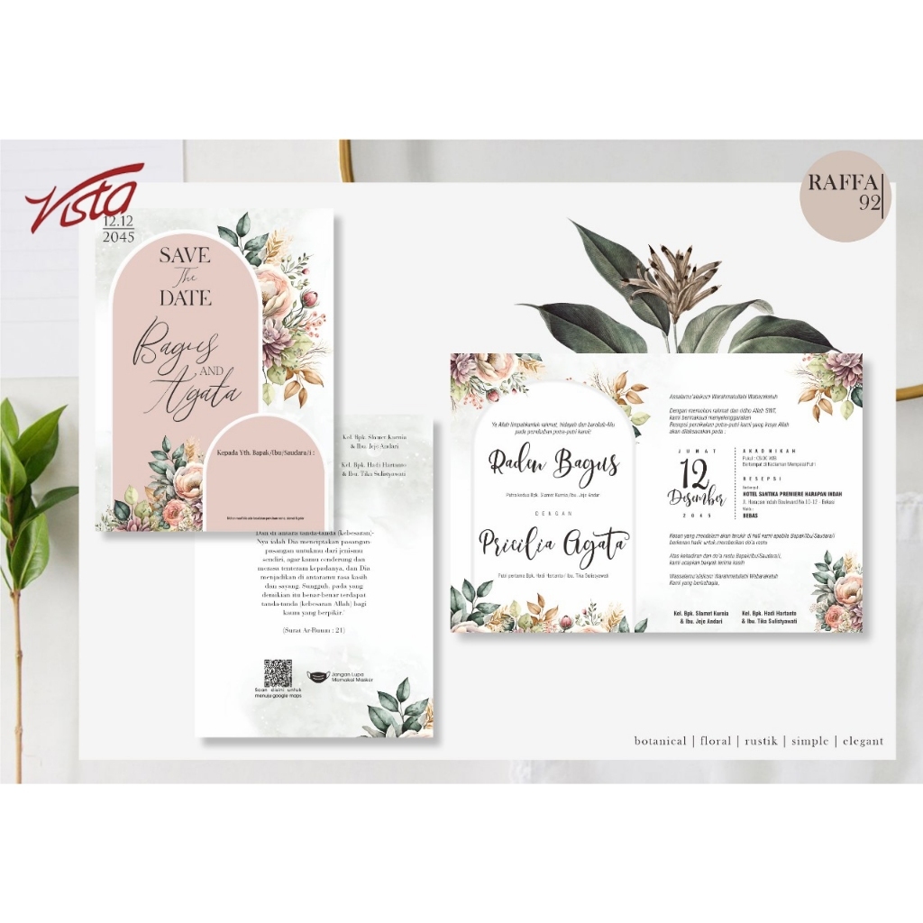 Simple And Elegant Wedding Invitation/Circumcision/Celebration (Free ...