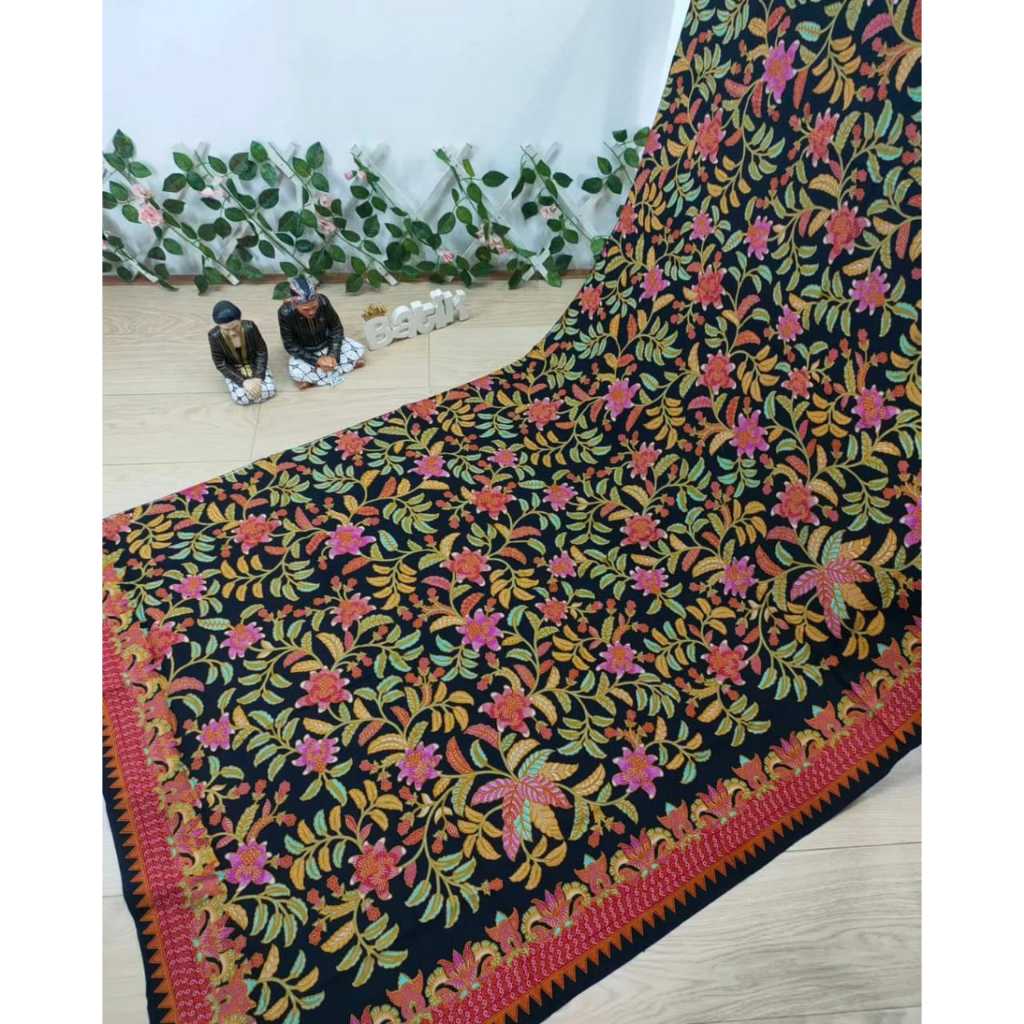 Solo Batik Fabric (Pull Out The Invitation) Princess Flower motif Shame ...