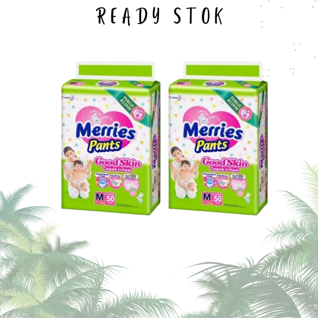 Merries Pants Good Skin M 50 (PACK) | Shopee Malaysia