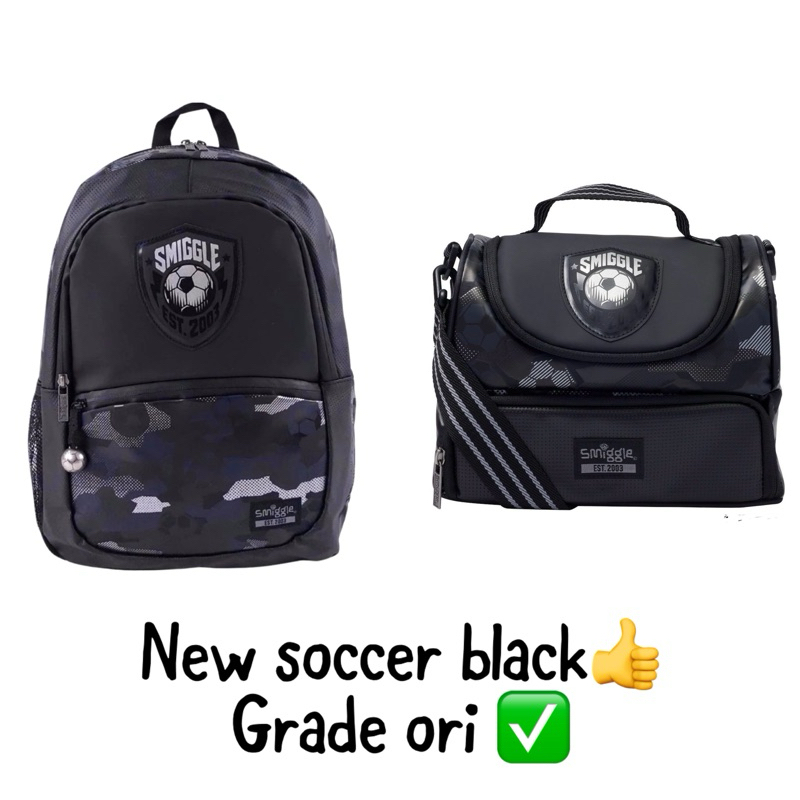 New SMIGGLE SD SOCCER BLACK GRADE ORI | Shopee Malaysia