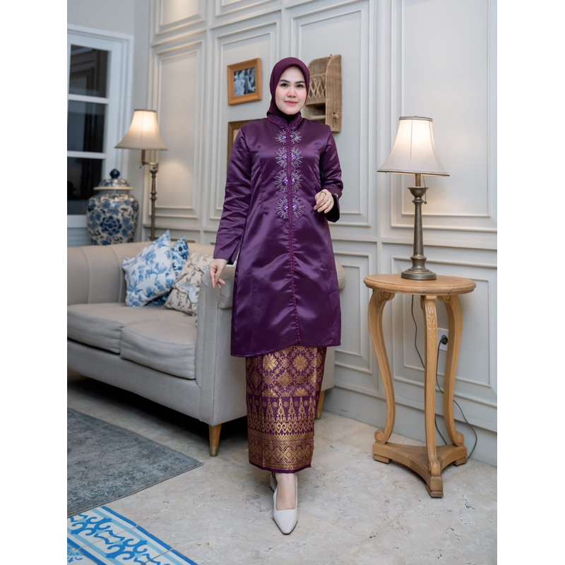 Malay KURUNG Clothes/SONGKET SET Brackets Clothes/Traditional Clothes ...
