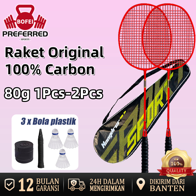 Bofei-rubberet Badminton Badminton Carbon 100% Original Design Full ...