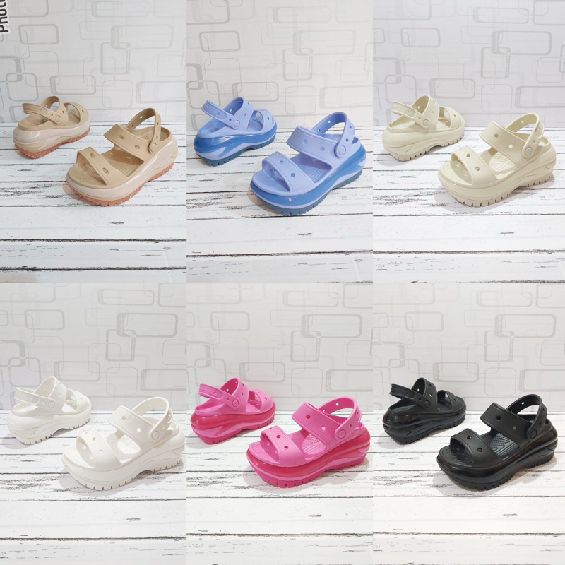 Crocs Classic Mega Crush Slide Wedges Women / Wedge / Clog / Classics ...