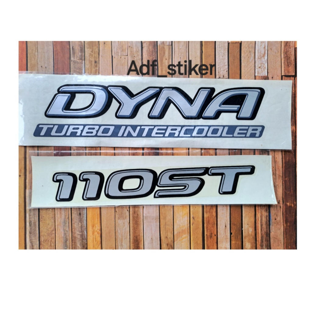 Dyna 110st stickers / dyna turbo intercooler 110st stickers 1set / dyna ...