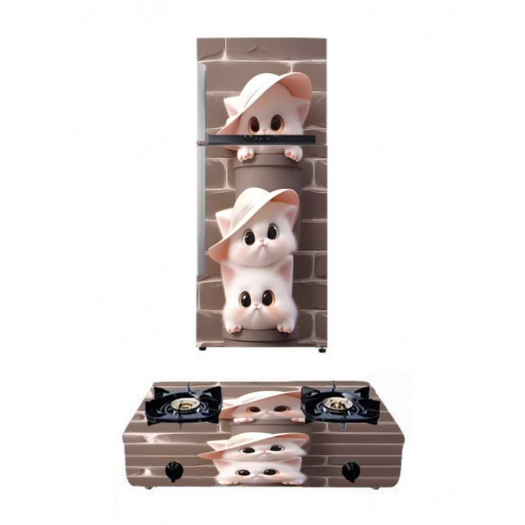 MESIN Sticker for 1 Door Refrigerator/2 Door Refrigerator/Stove/Washing ...