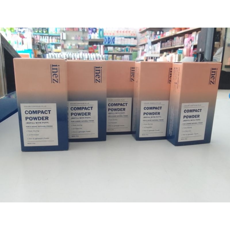 Inez Compact powder (Refill with puff) | Shopee Malaysia