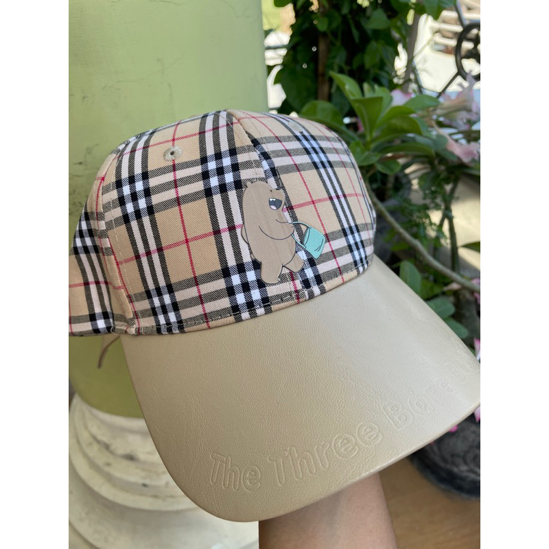 Miniso BASEBALL CAP WE BARE BEARS BASEBALL CAP CHECKERED WBB Hat ...