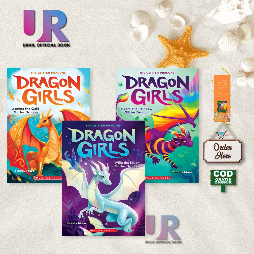 Dragon Girls (13 book series) By Maddy Mara (English) | Shopee Malaysia
