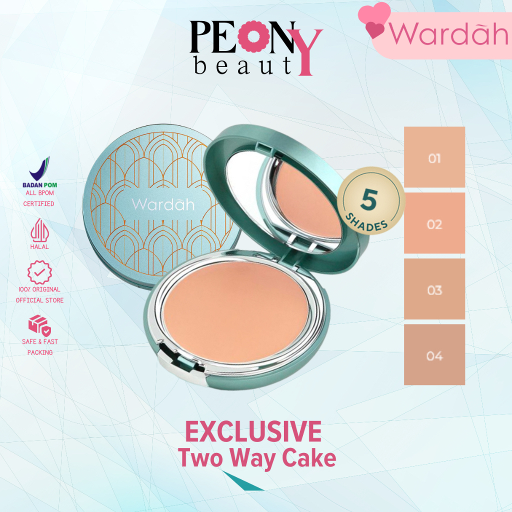 WARDAH Exclusive Two Way Cake - Smooth and Long-Lasting High Coverage ...