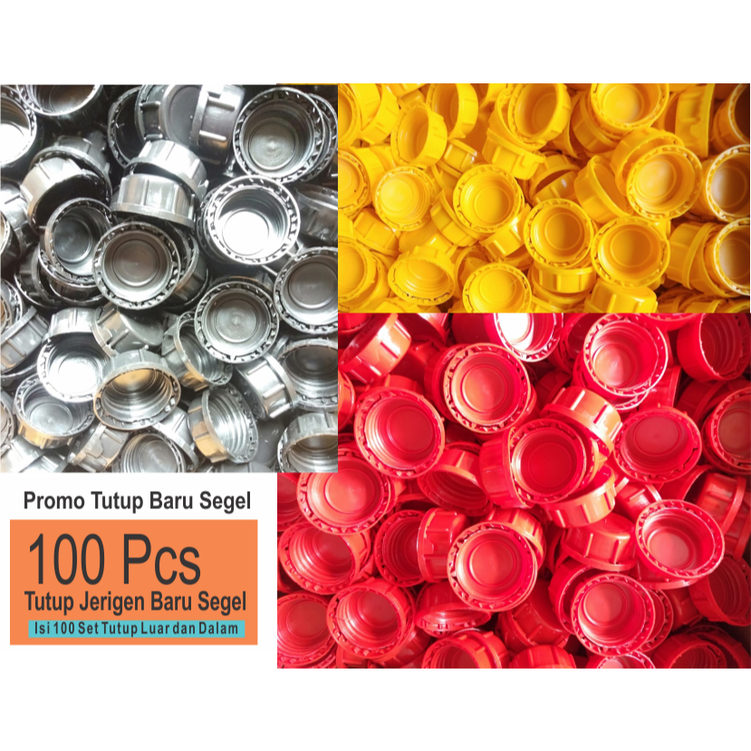 NEW SEALED Jerry Can Caps 100 Sets of Outer and Inner Lids / New Jerry ...