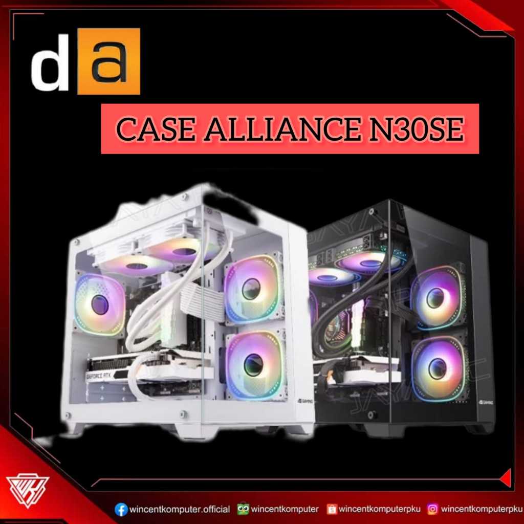 Digital Alliance N30SE Gaming PC CPU Case - Tempered Glass casing ...