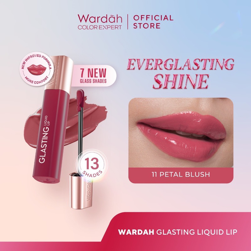 [Shade 05]wardah Glasting Liquid Lip (Can be Delivery Same Day/Instant ...