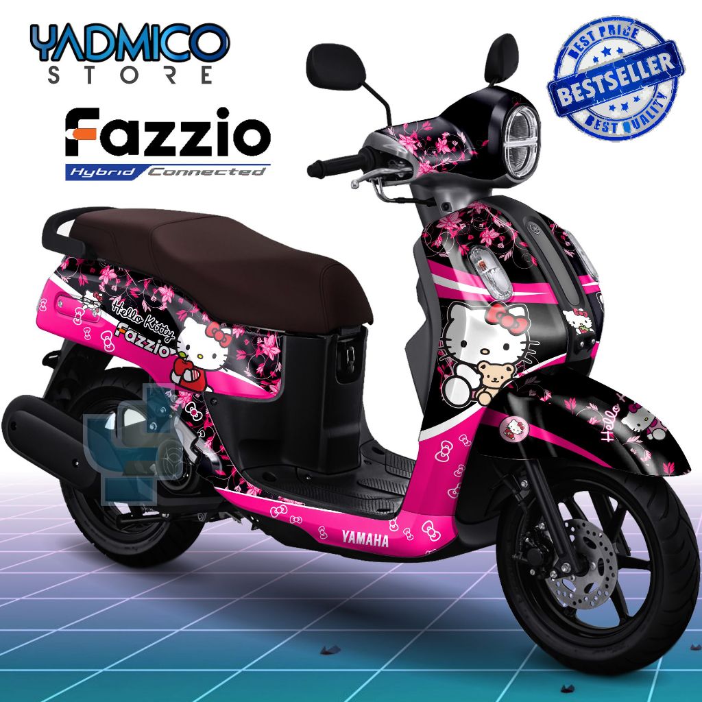 Fazzio Full Body Decal - Fazzio Full Body Motorcycle Sticker - Yamaha ...