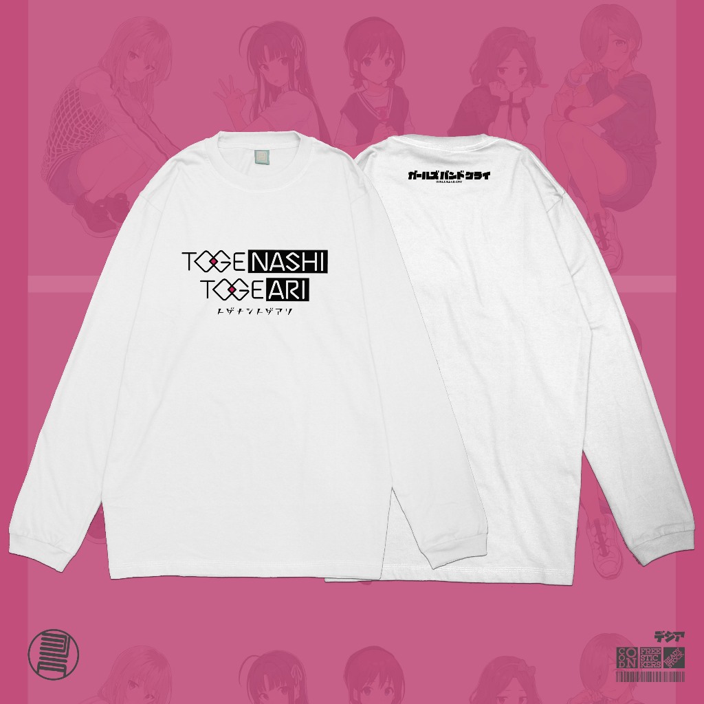 Longsleeve Togenashi Togeari Band Girls Band Cry Nina Momoka Subaru ...