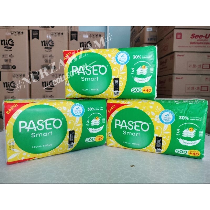 Paseo smart facial tissue 540 sheets/paseo smart facial 540 sheets ...