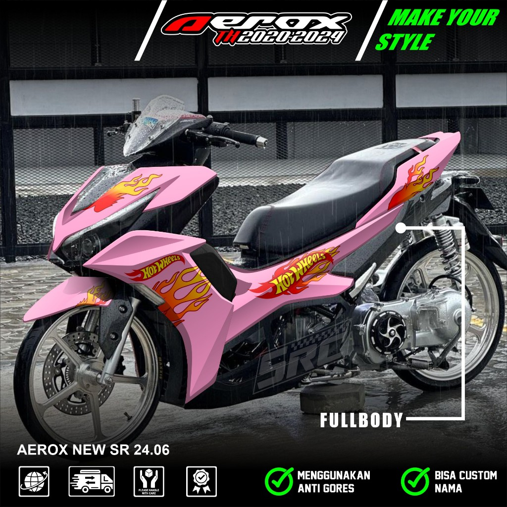 Sticker Decal Full Body Yamaha All New Aerox 155 Connected 2020 2021 ...