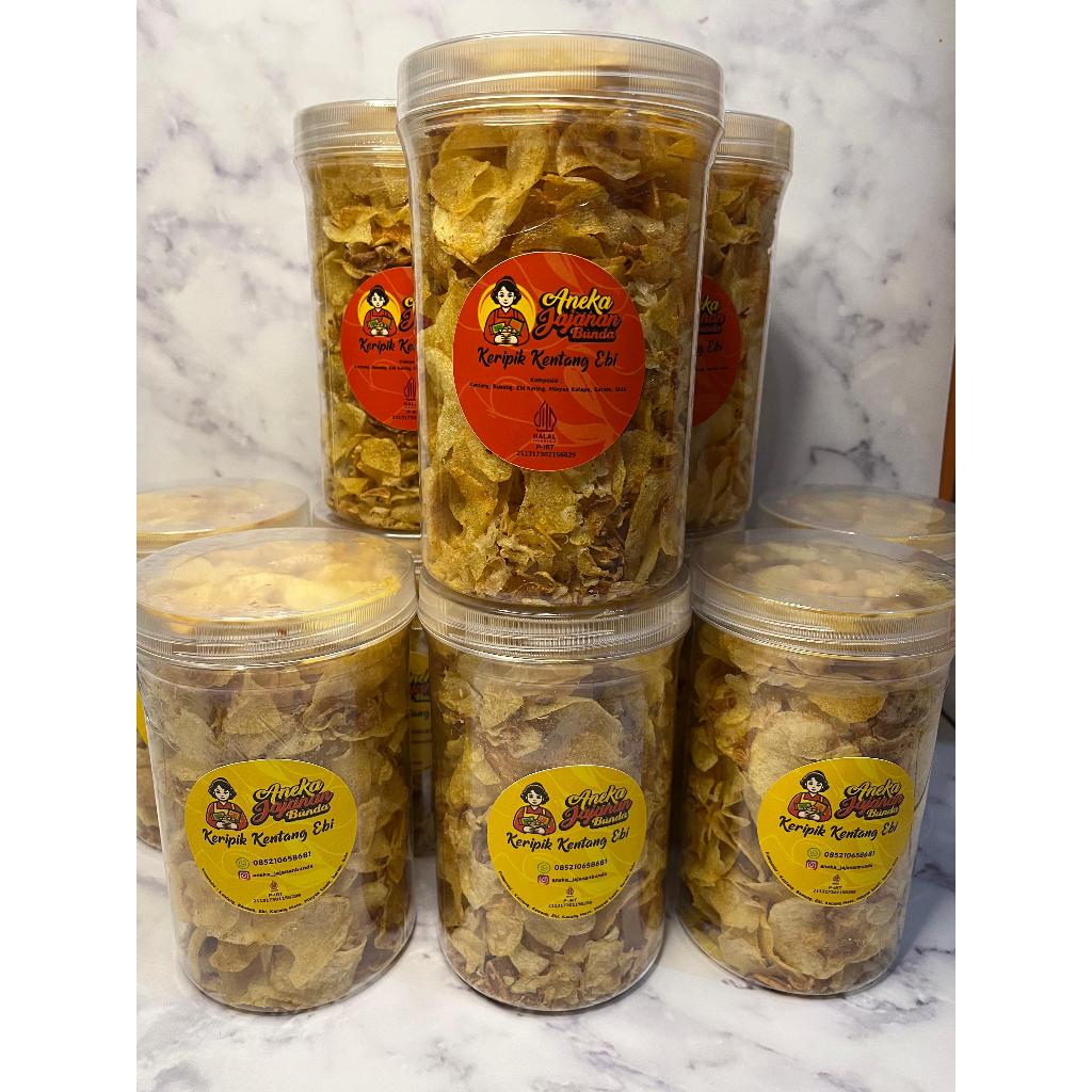 Halal Ebi Potato Chips (Jar) | Shopee Malaysia