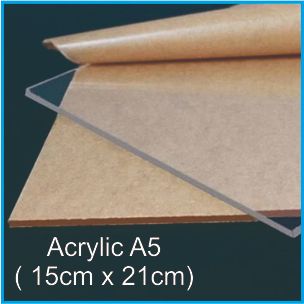 Transparent Clear Acrylic A5 2mm (15cm x 21cm) | Shopee Malaysia