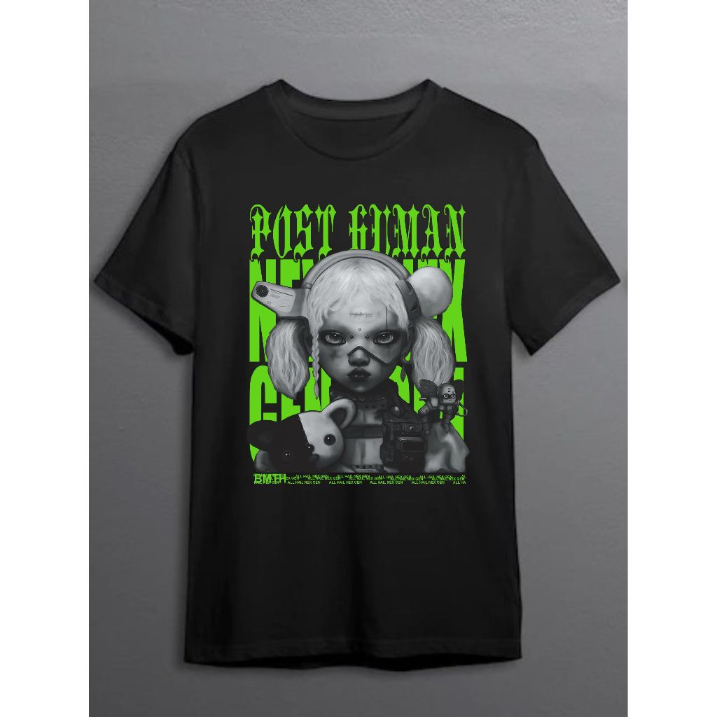 Kaos BAND BRING ME THE HORIZON Post Human: NeX gen/tshirt Music rock ...