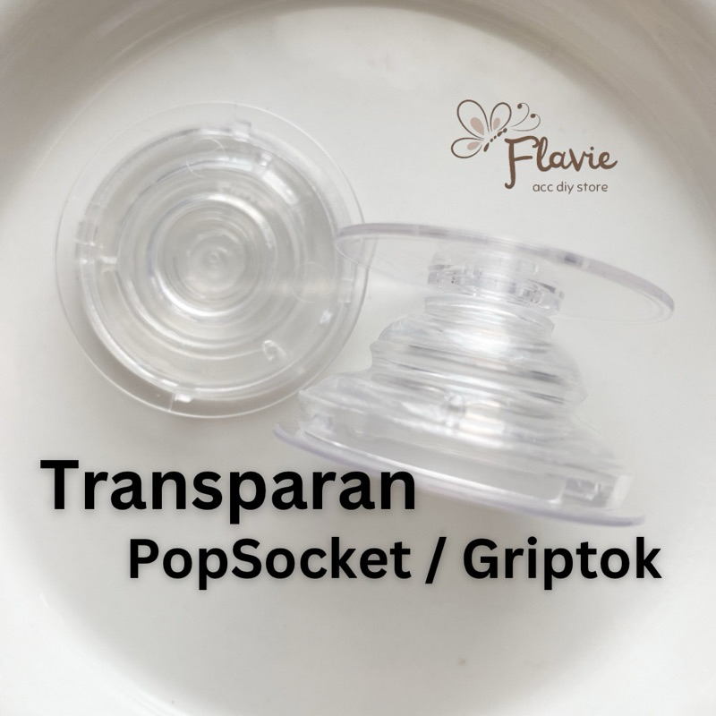 Premium Transparent Griptok Popsocket Transparent • HP holder Handle ...