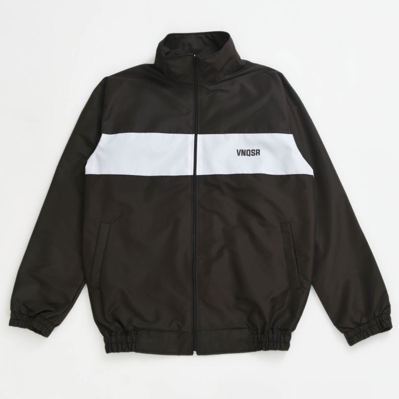 HITAM PUTIH Black And White track suit Jacket/ distro Parachute Jacket ...