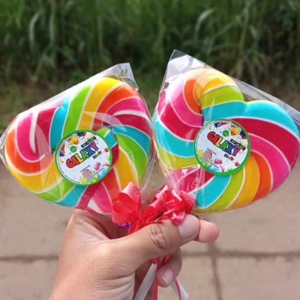 Lolipop LOVE JUMBO CANDY 10 CM WHOLESALE GALAXY LOLIPOP | Shopee Malaysia