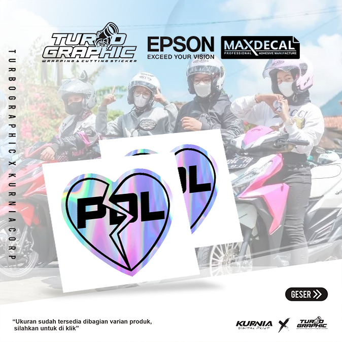 Original PDL Heartbreak Sticker - Code 10066 | Shopee Malaysia