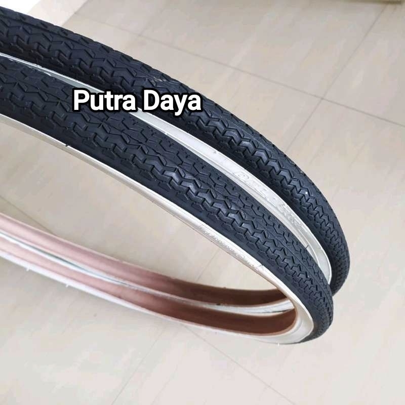 HITAM PUTIH Polygon Sierra Jengki Bicycle Outer Tire Size 26x1 3/8 ...