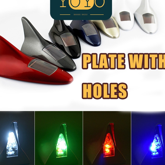 Wow SHARK FIN Antenna LED SHARK FIN LED RGB SOLAR PANEL LED HYBRID ...